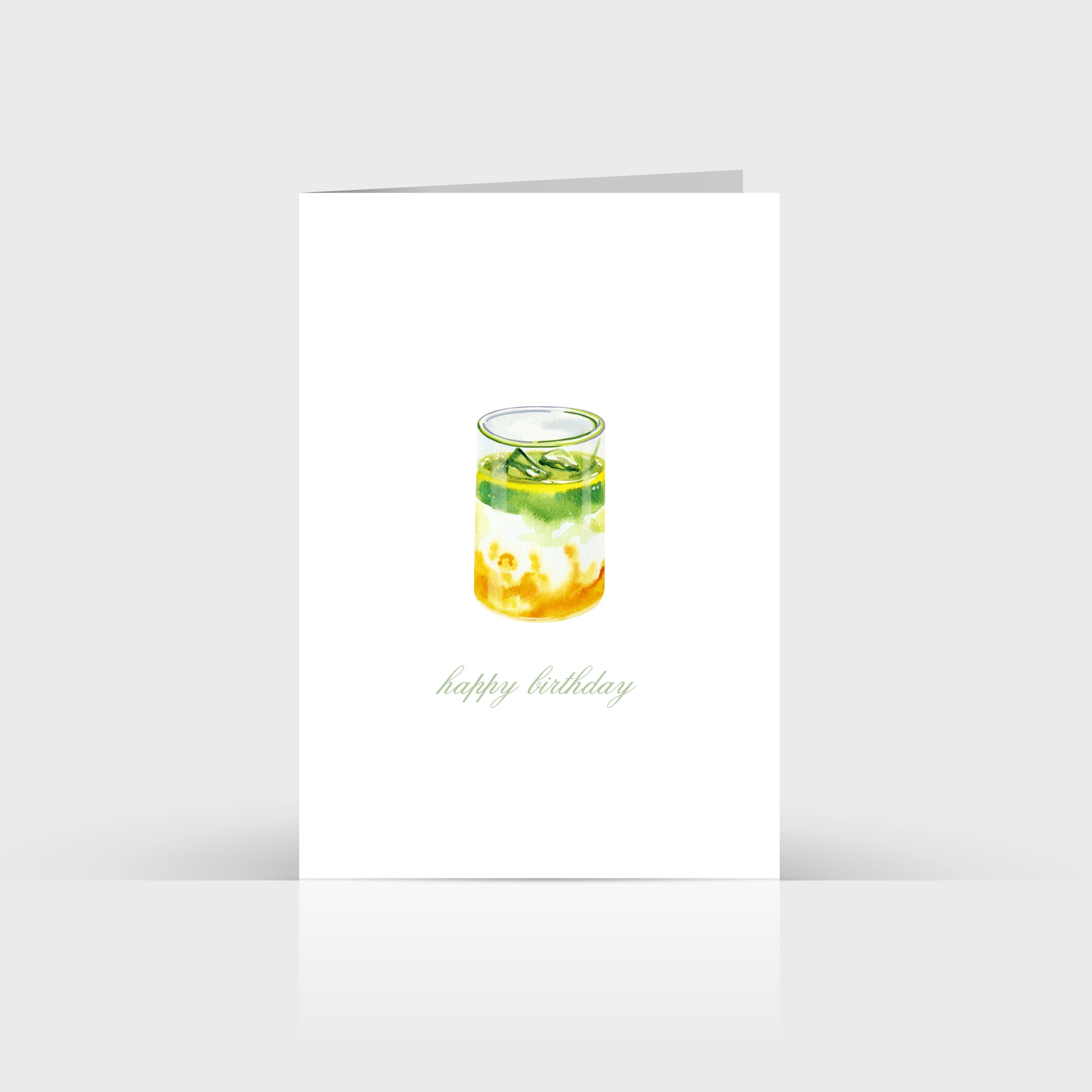Happy Birthday – Mango Matcha – A6 Greeting Card – The Matcha Club